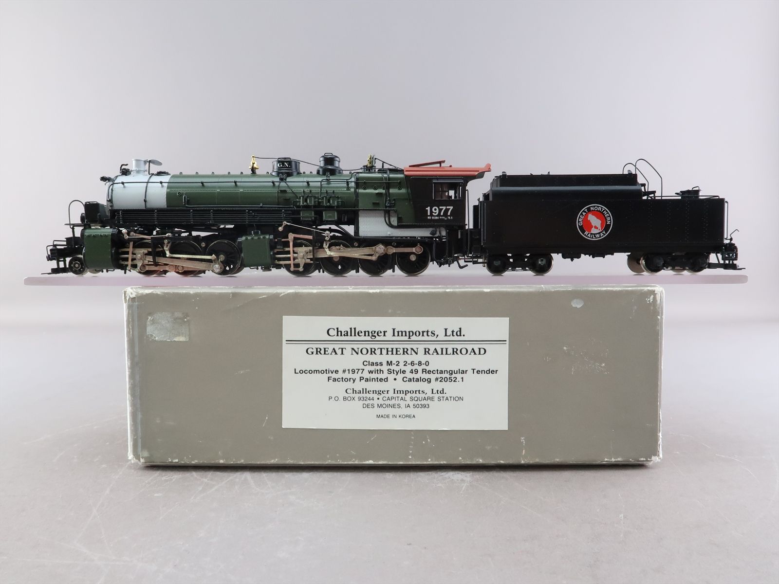 HO Brass Model - CIL 2052.1 GN Great Northern M-2 2-6-8-0 #1977 Glacier ...