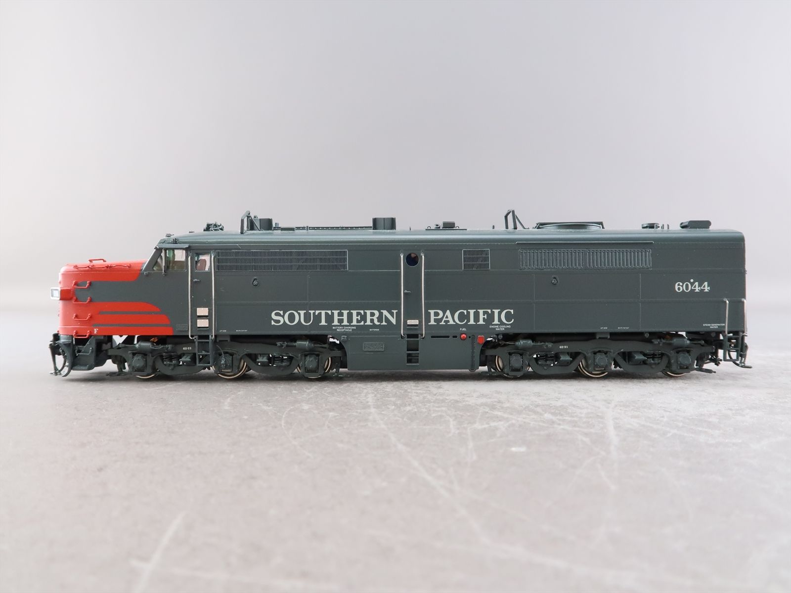 HO Brass Model - UTI 5414-3 SP Southern Pacific ALCO PA-2 Scarlet & Dark Gray Bloody Nose #6044 ...