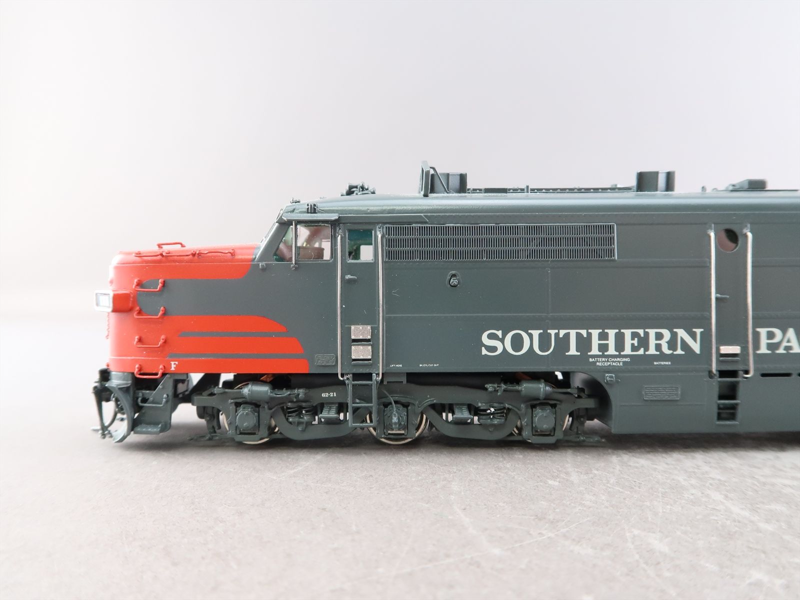 HO Brass Model - UTI 5414-3 SP Southern Pacific ALCO PA-2 Scarlet & Dark Gray Bloody Nose #6044 ...