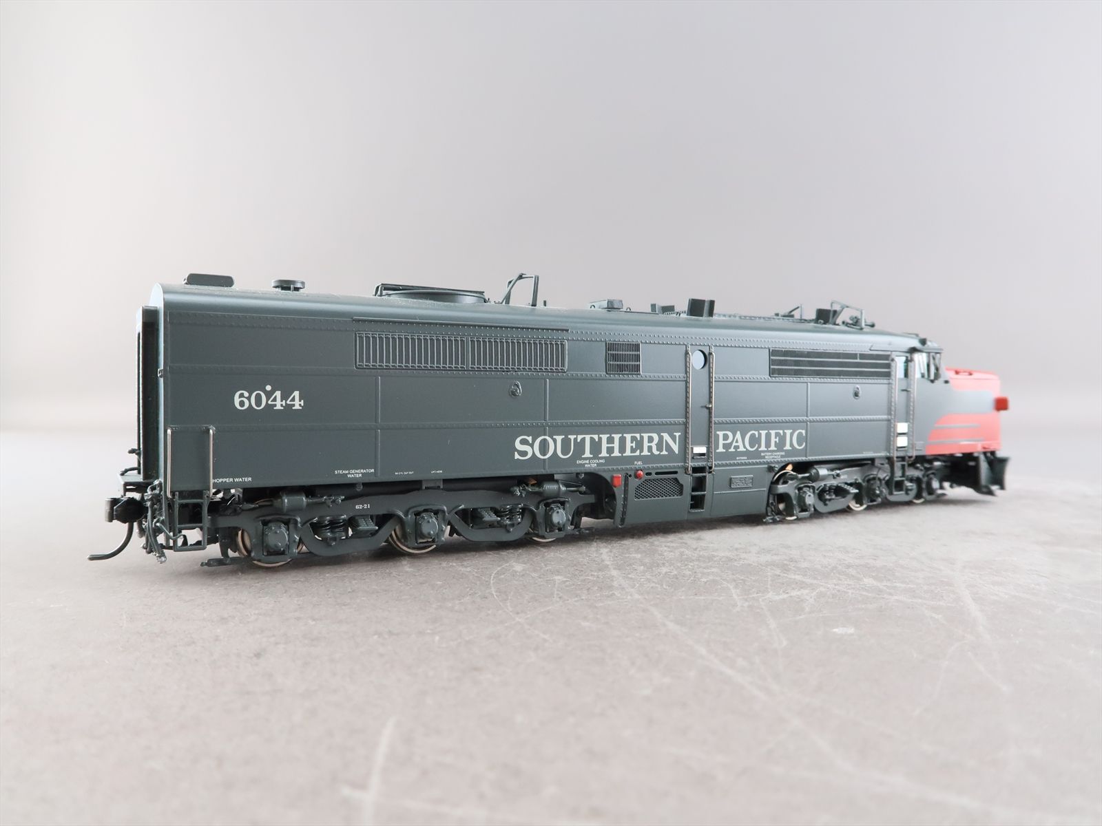 HO Brass Model - UTI 5414-3 SP Southern Pacific ALCO PA-2 Scarlet & Dark Gray Bloody Nose #6044 ...
