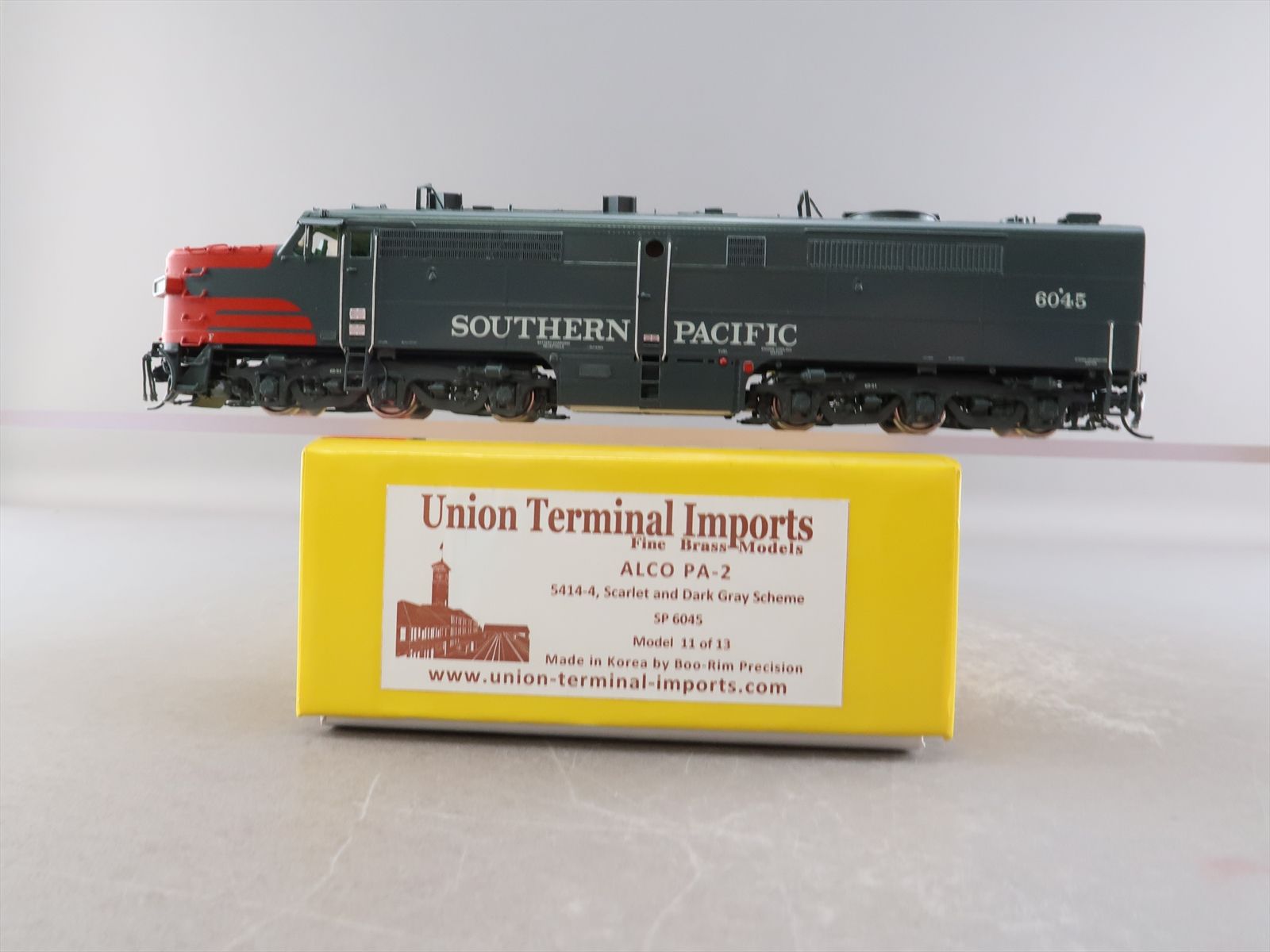 HO Brass Model - UTI 5414-4 SP Southern Pacific ALCO PA-2 #6045 - F/P ...