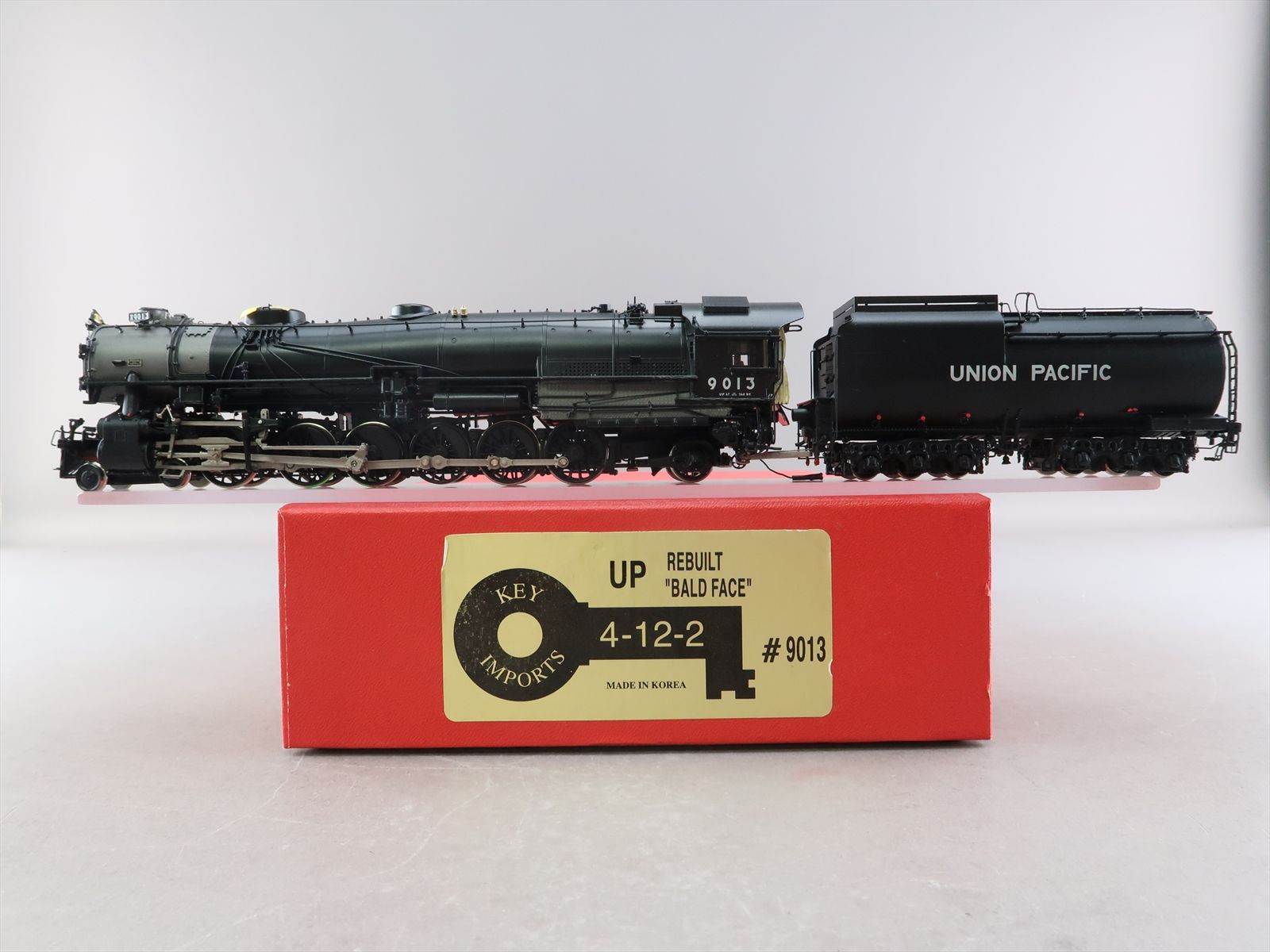 HO Brass Model - Key UP Union Pacific 4-12-2 #9013 Rebuilt Bald Face - F/P - 2004 Run - Made in ...