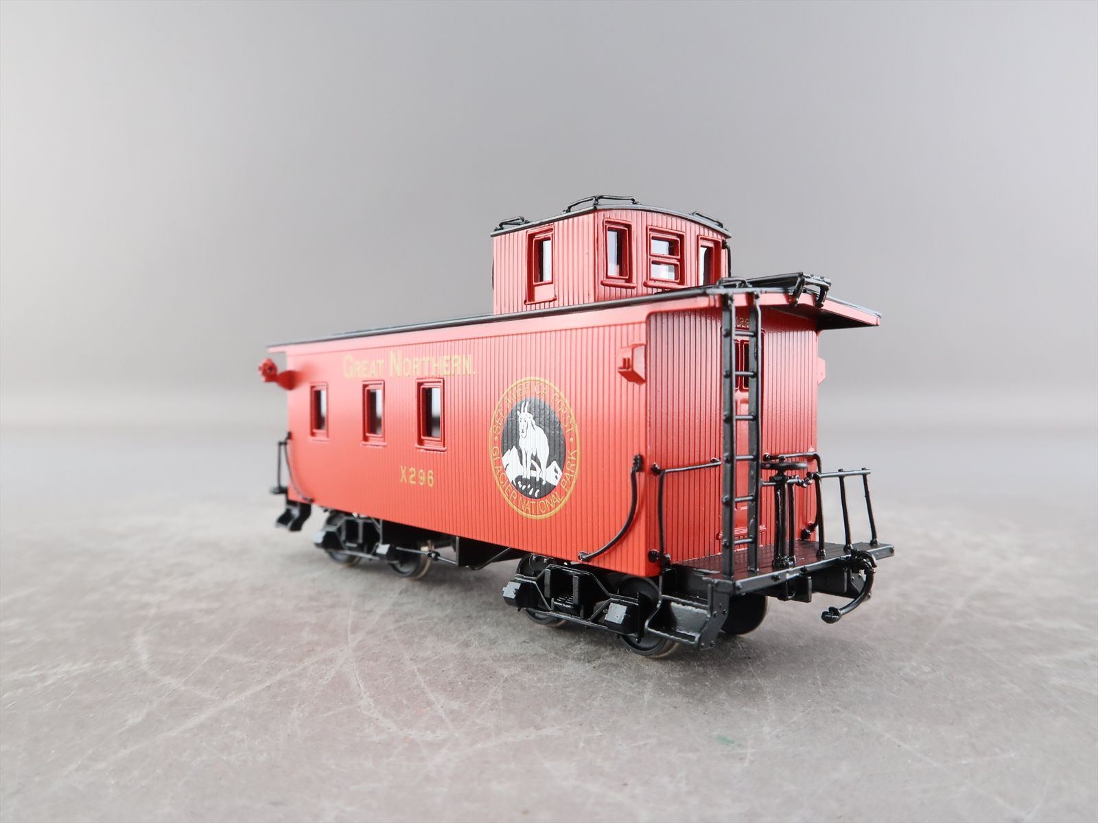HO Brass Model - NBL GN-4.4a GN Great Northern 25' Truss Rod Caboose #X296 - F/P - 2014 Run ...
