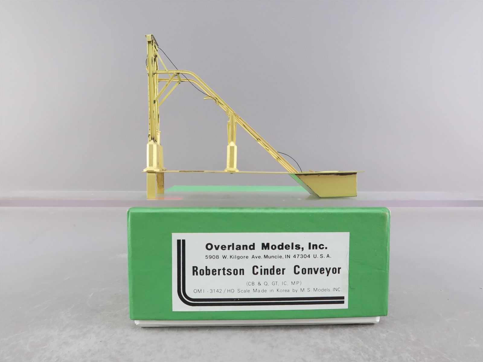 HO Brass Model Structure - OMI 3142 Robertson Cinder Conveyor ( CB&Q GT ...