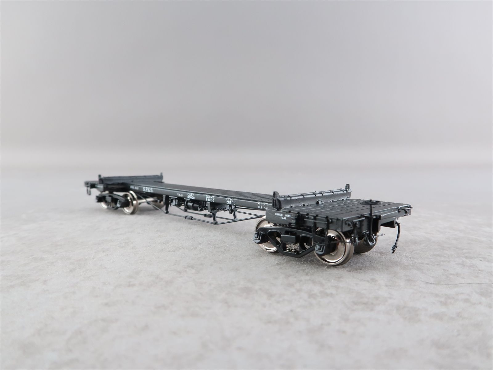 HO Brass Model - W&R SP&S Seattle Portland & Spokane Truss Rod Log Cars ...