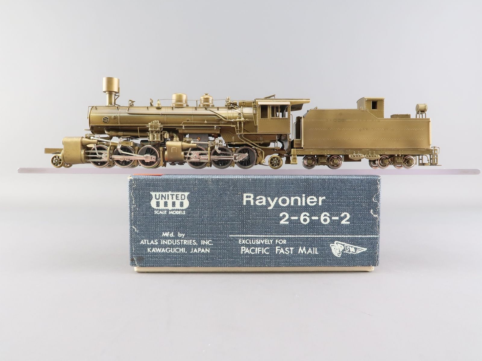 HO Brass Model - PFM Rayonier Baldwin 2-6-6-2 - Unpainted - 1980 Run ...