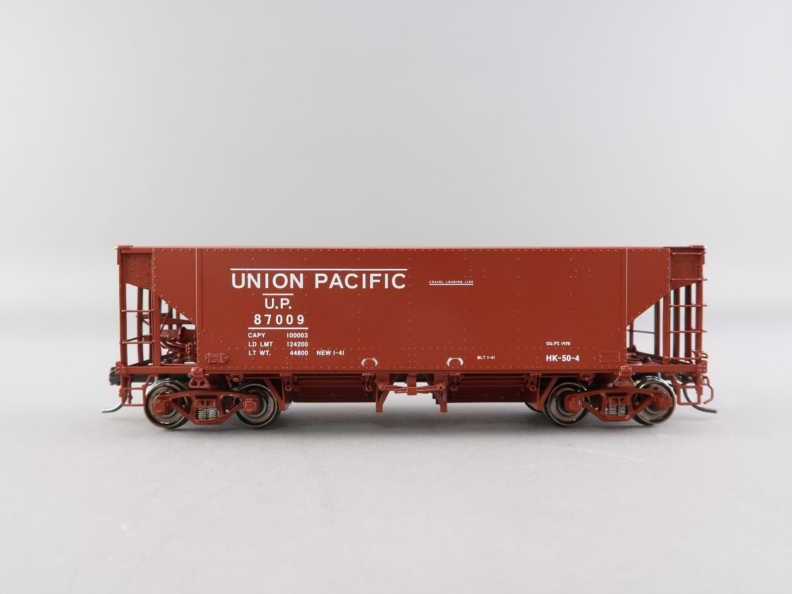 HO Brass Model - CIL 2386.1 UP Union Pacific HK-50-4 ACF Hart Selective Ballast Car #87009 - F/P ...