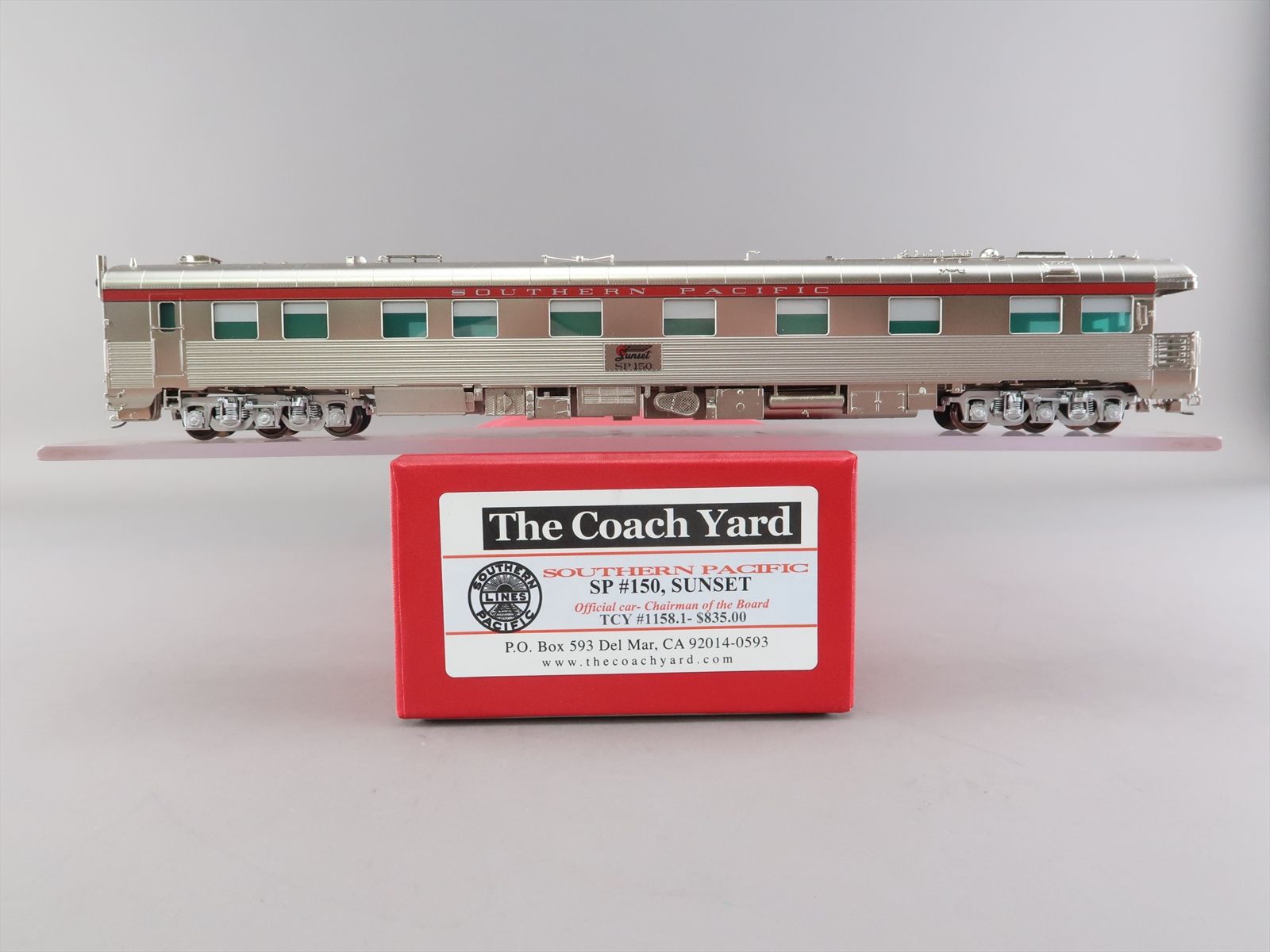 HO Brass Model - TCY 1158.1 SP Southern Pacific Official Car Chairman ...