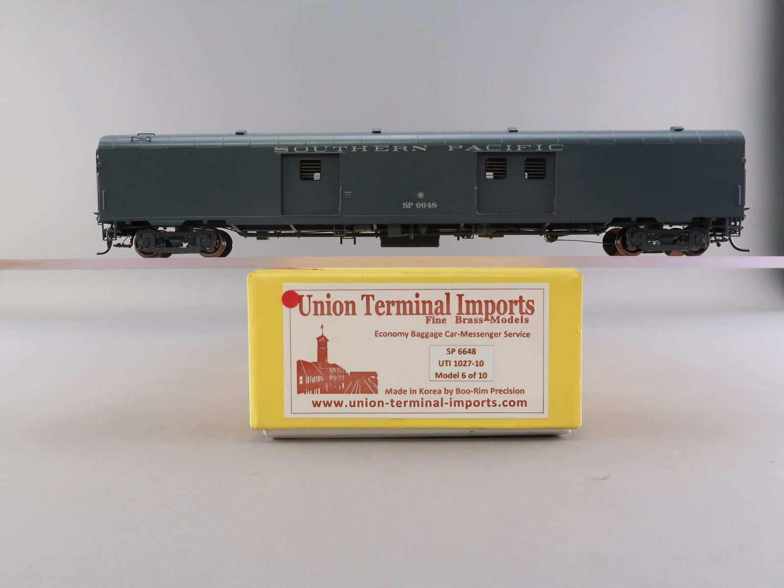 HO Brass Model - UTI 1027-10 SP Southern Pacific Economy Baggage Car ...