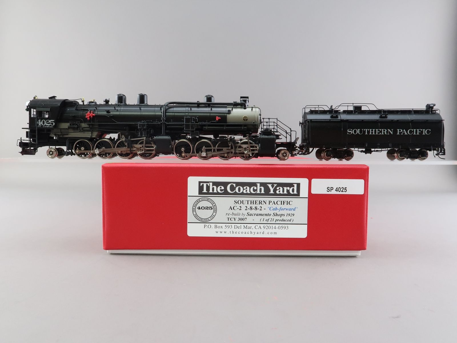 HO Brass Model – TCY 3007 SP Southern Pacific AC-2 2-8-8-2 Cab Forward ...