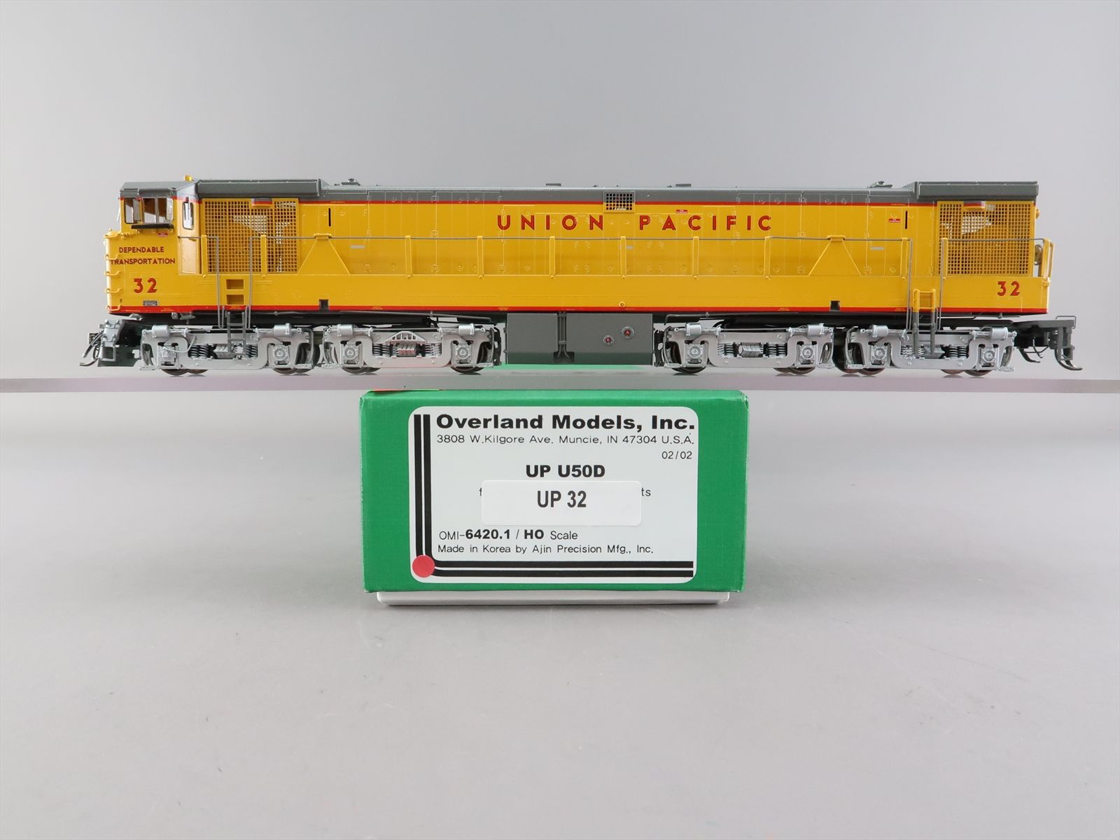 HO Brass Model - OMI 6420.1 UP Union Pacific U50D #32 - F/P - 2002 Run ...