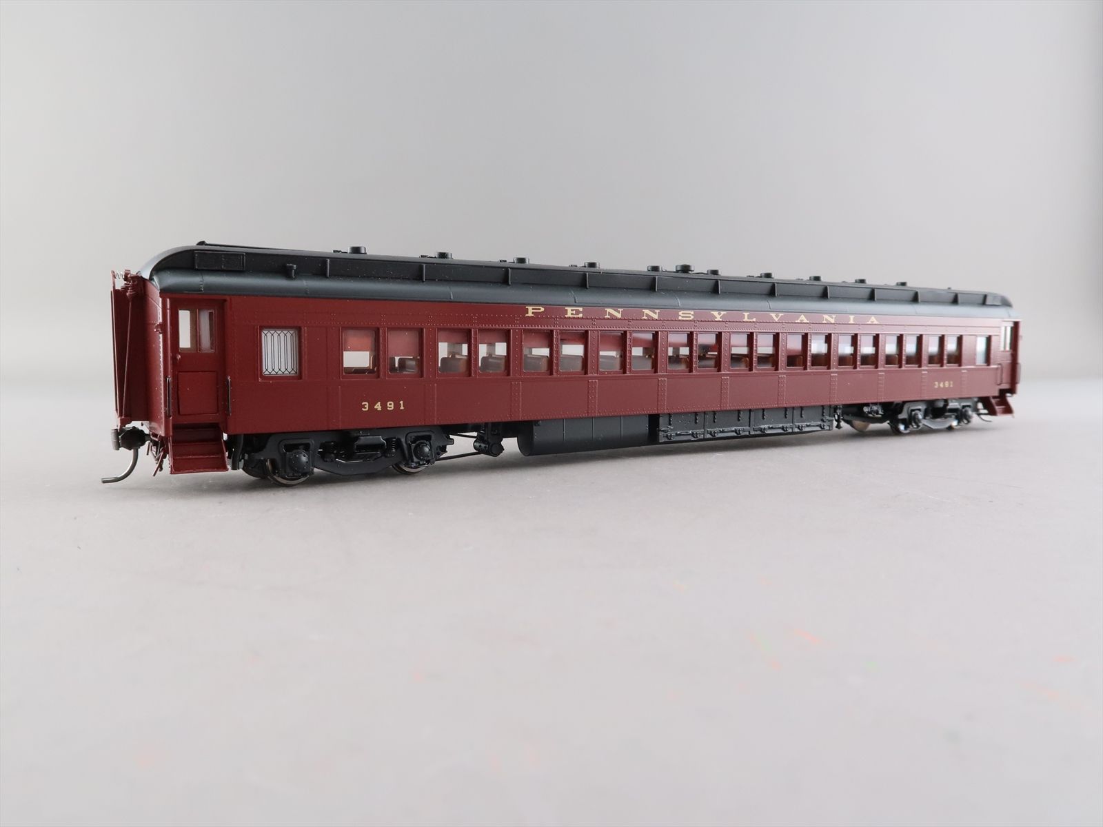 HO Brass Model - TCY 1823 PRR Pennsylvania P70R Coach #3491 No Stripe ...