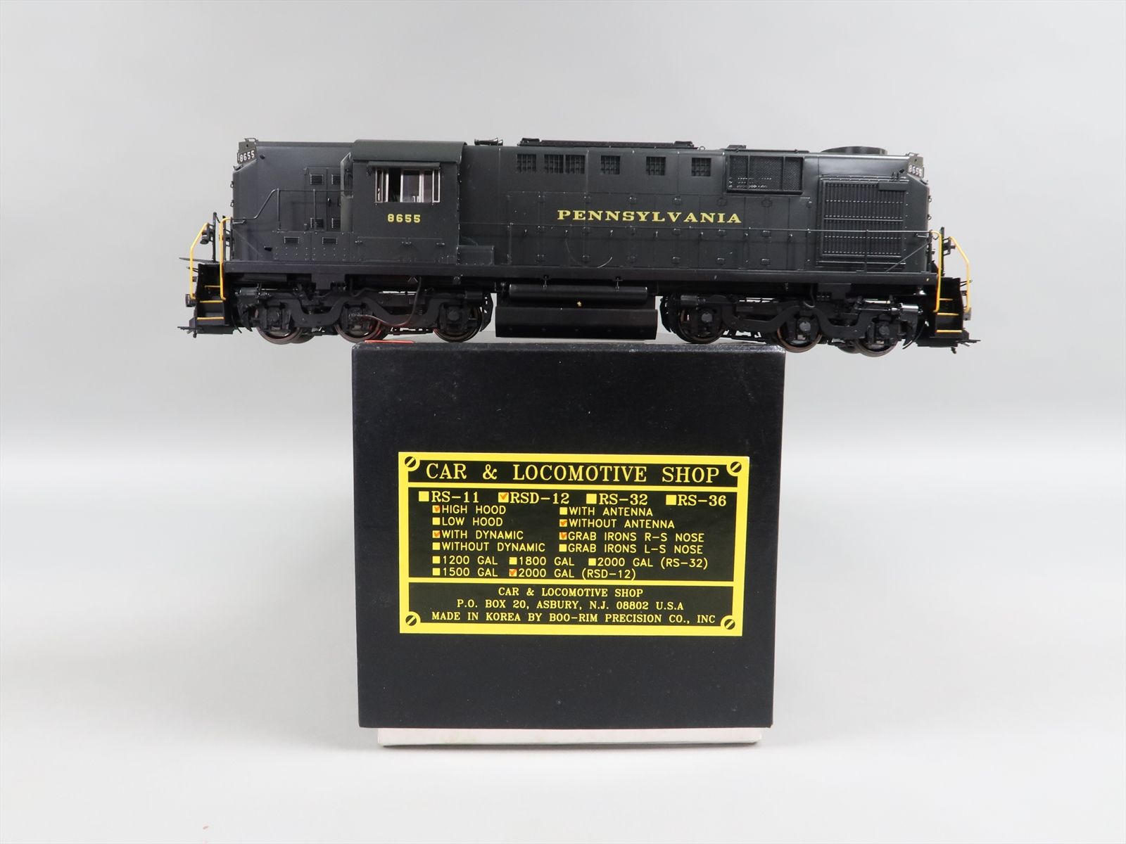 O Scale Brass Model - C&LS Car & Locomotive Shop RSD-12 PRR ...