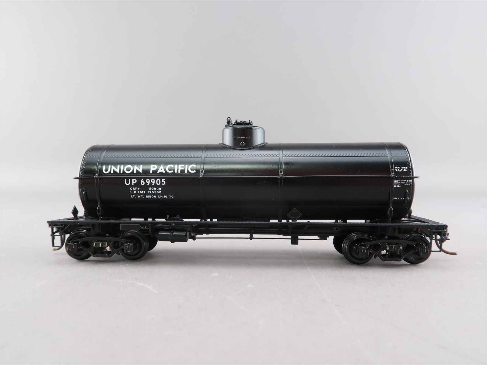 HO Brass Model - OMI 1304.3 UP Union Pacific Tank Car from MOW Weed Sprayer Black #69905 - F/P ...