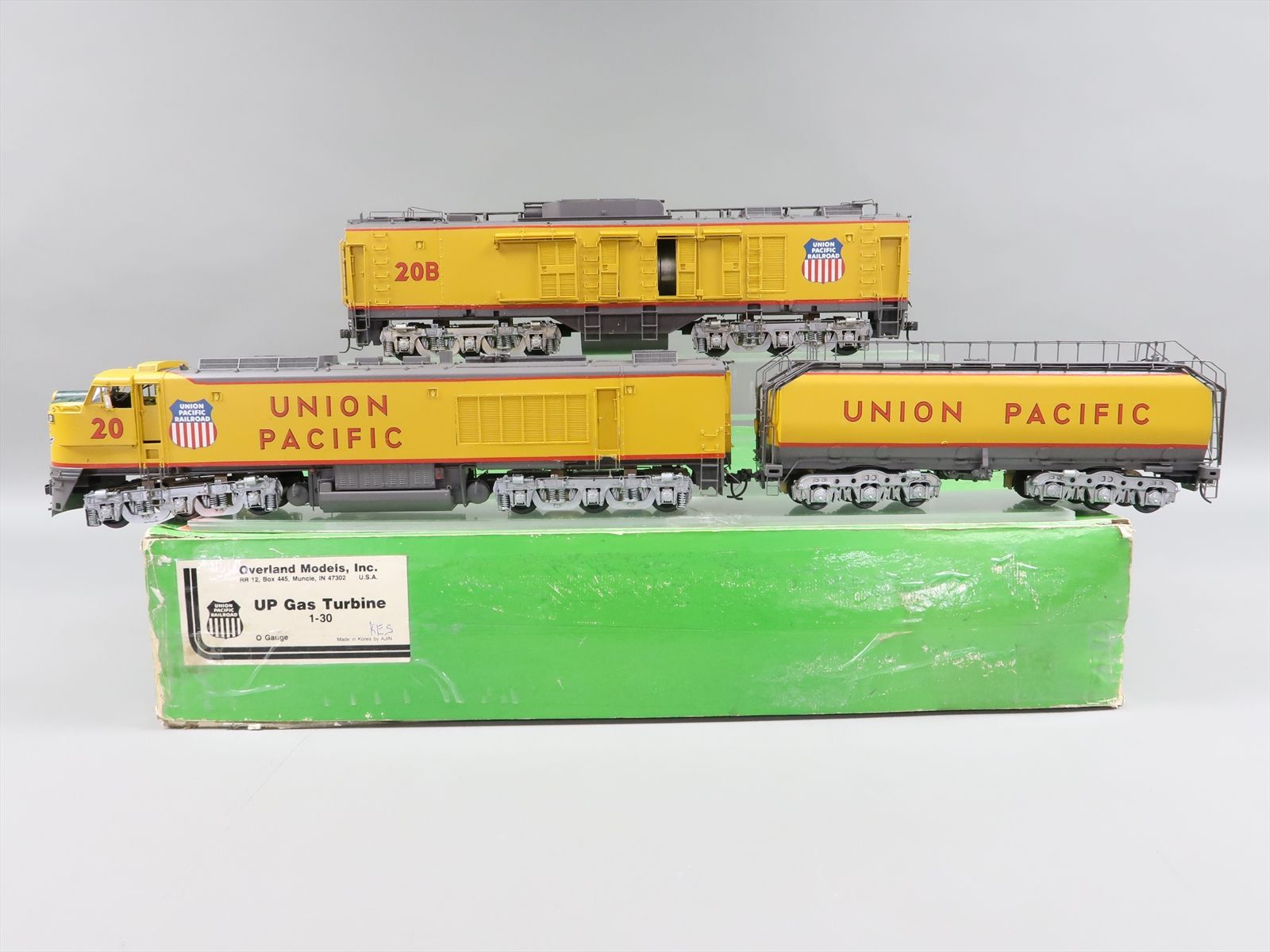 O Brass Model - OMI 0200 UP Union Pacific 3-Unit Gas Turbine #20 ...