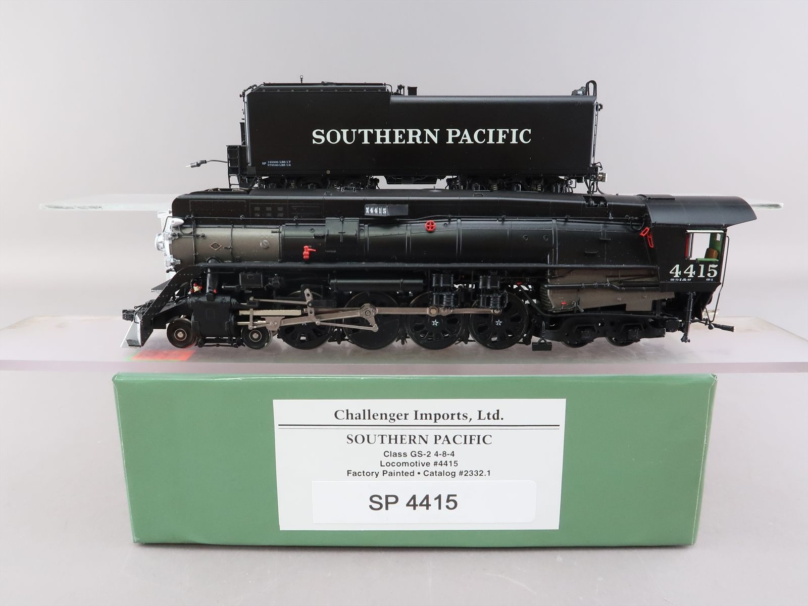 HO Brass Model - CIL 2332.1 SP Southern Pacific GS-2 4-8-4 #4415 - F/P - Skyline Casing - 2000 ...