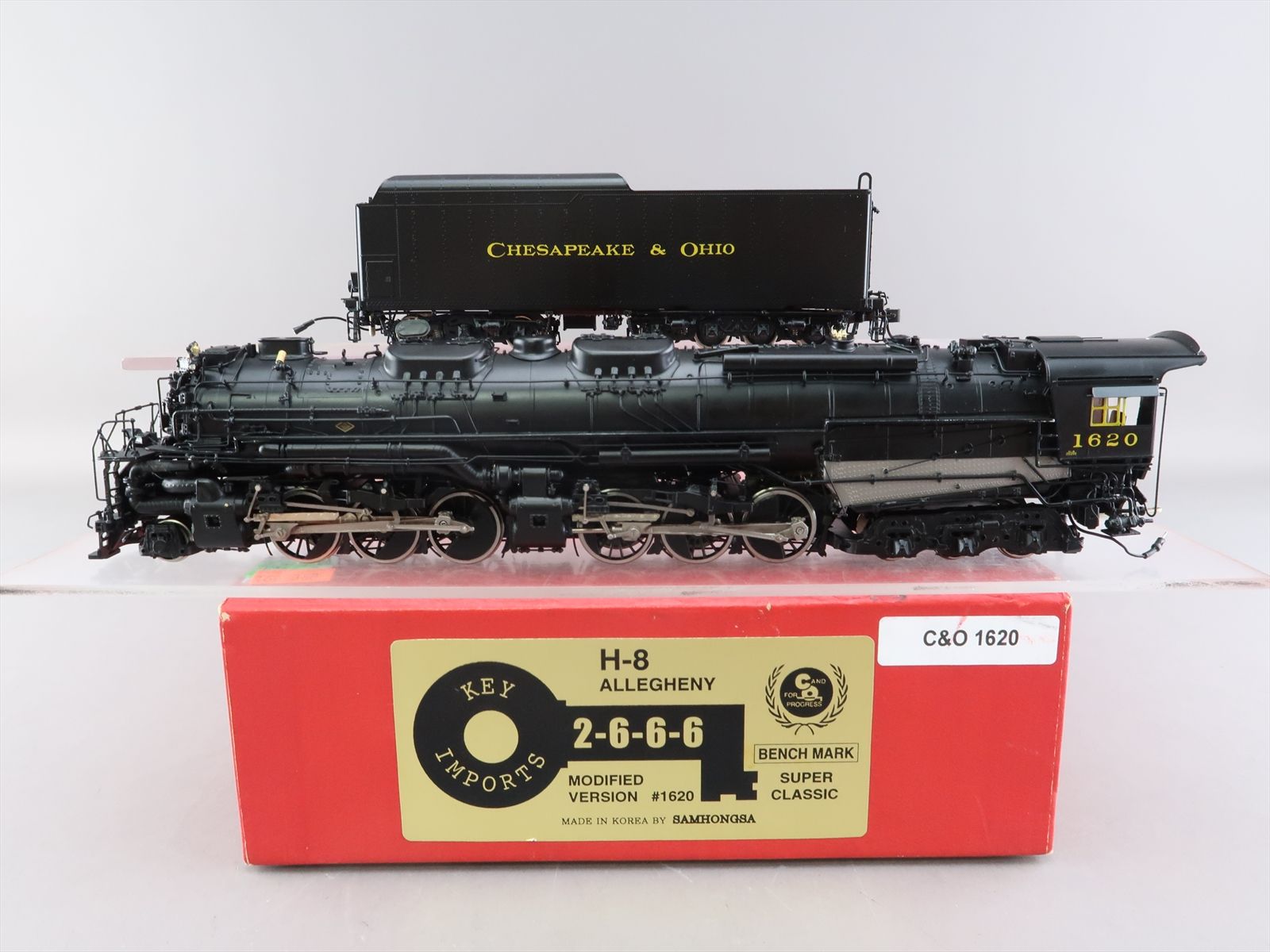 HO Brass Model - Key Benchmark C&O Chesapeake & Ohio H-8 2-6-6-6 ...