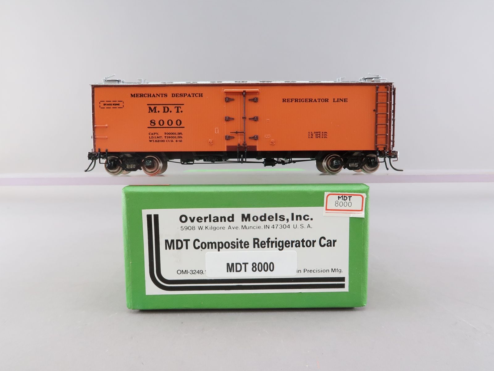 HO Brass Model - OMI 3249.1 MDT Merchants Despatch Composite Reefer ...