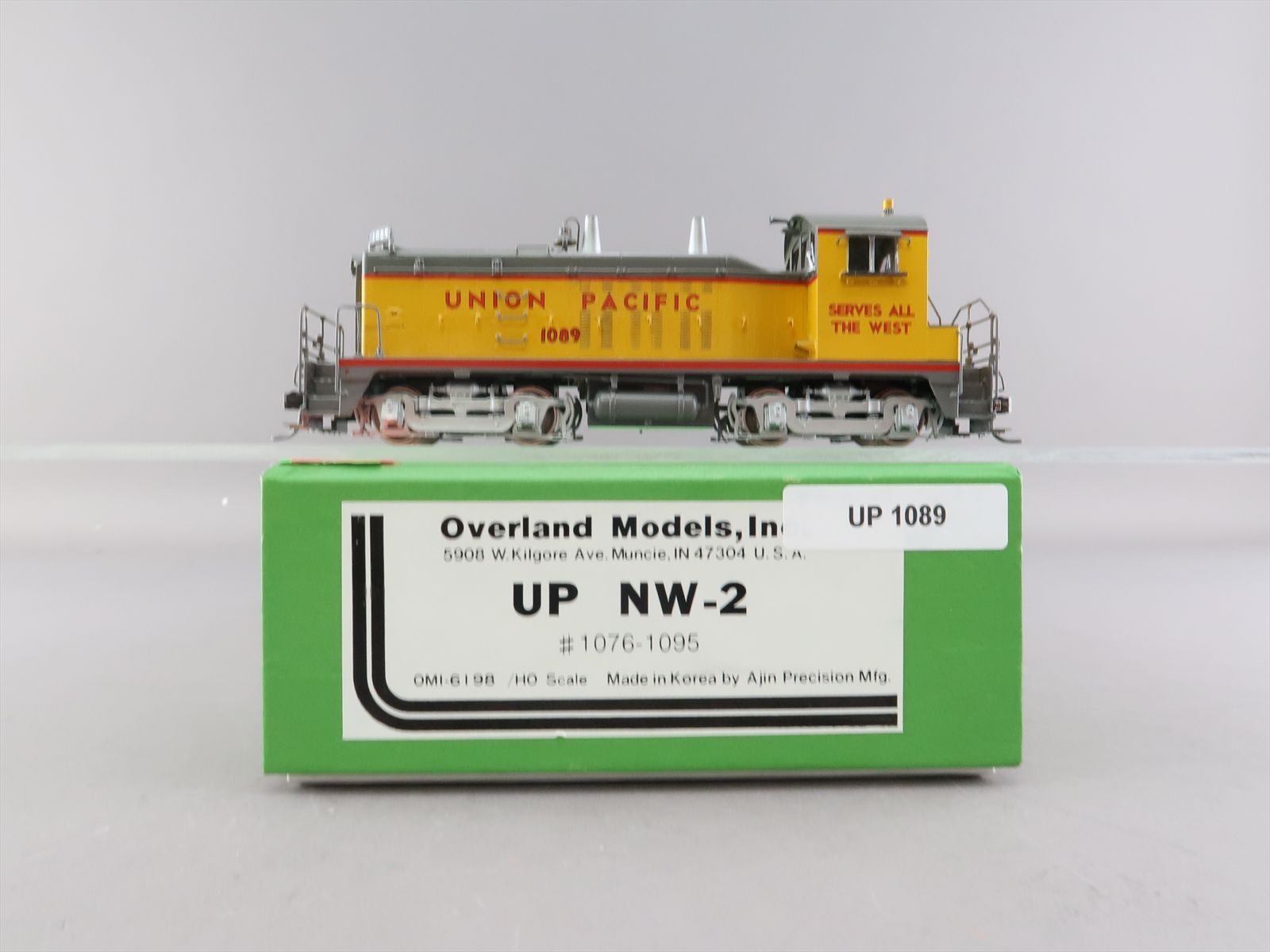 HO Brass Model - OMI 6198 UP Union Pacific NW-2 #1089 - Pro Paint - 1991 Run - Ajin