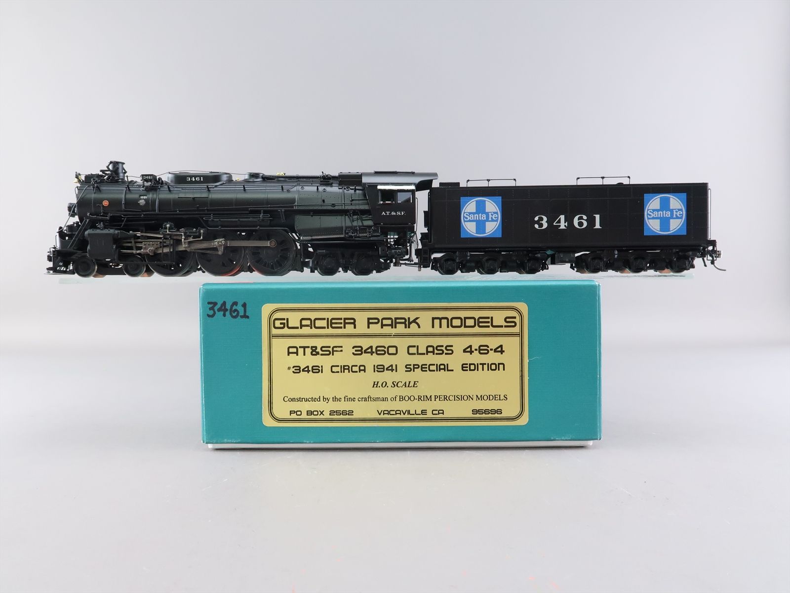HO Brass Model - GPM AT&SF Santa Fe 4-6-4 1941 Special Edition #3461 ...
