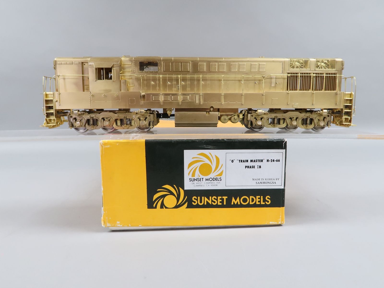 O Brass Model - Sunset PRR Pennsylvania Trainmaster H-24-66 - Unpainted ...