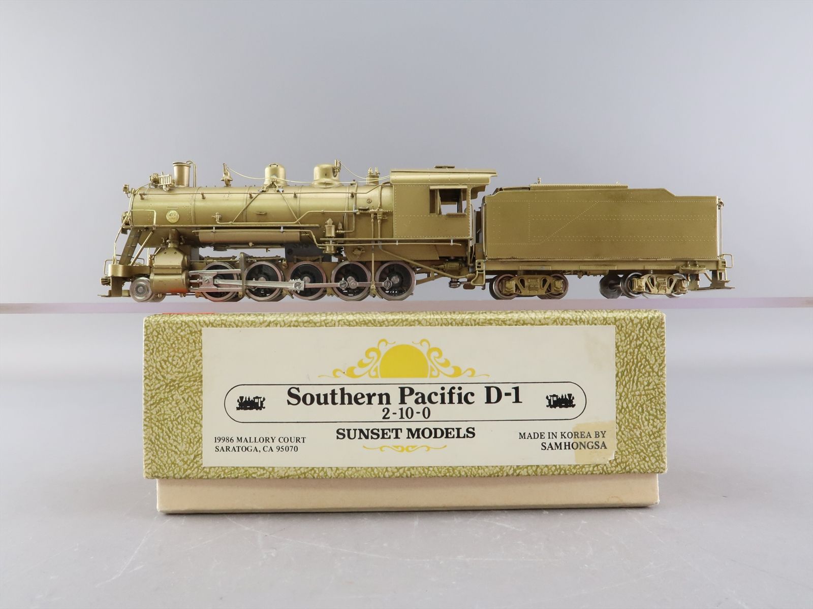 HO Brass Model - Sunset SP Southern Pacific 2-10-0 D-1 Decapod ...