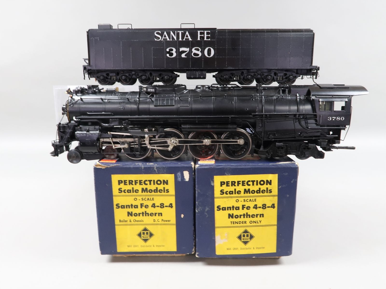 O Brass Model - MG Max Gray AT&SF Santa Fe 4-8-4 #3780 - Custom ...