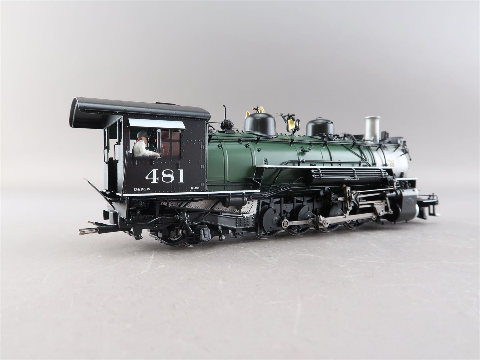 Sn3 Brass Model - PBL Milestone D&RGW Rio Grande K36 2-8-2 Circa 1930's ...