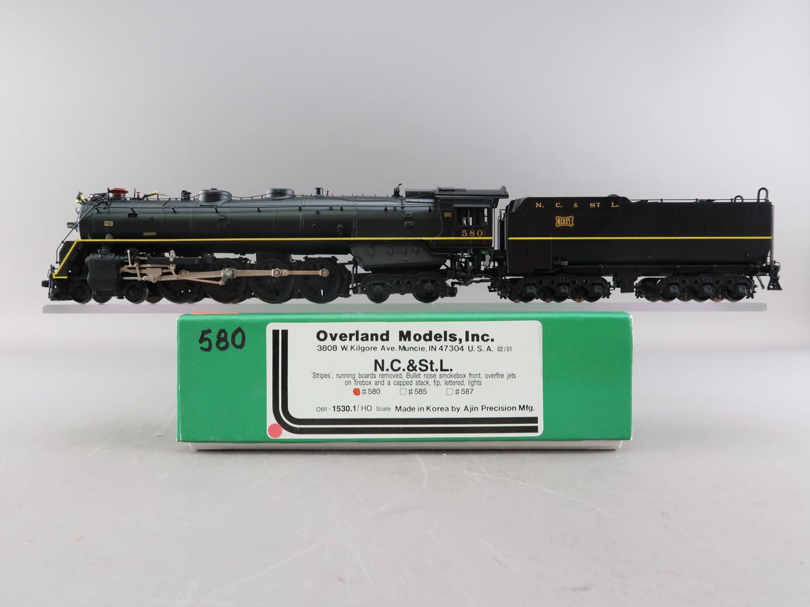 HO Brass Model - OMI 1530.1 NC&STL Nashville Chattanooga St Louis 4-8-4 ...