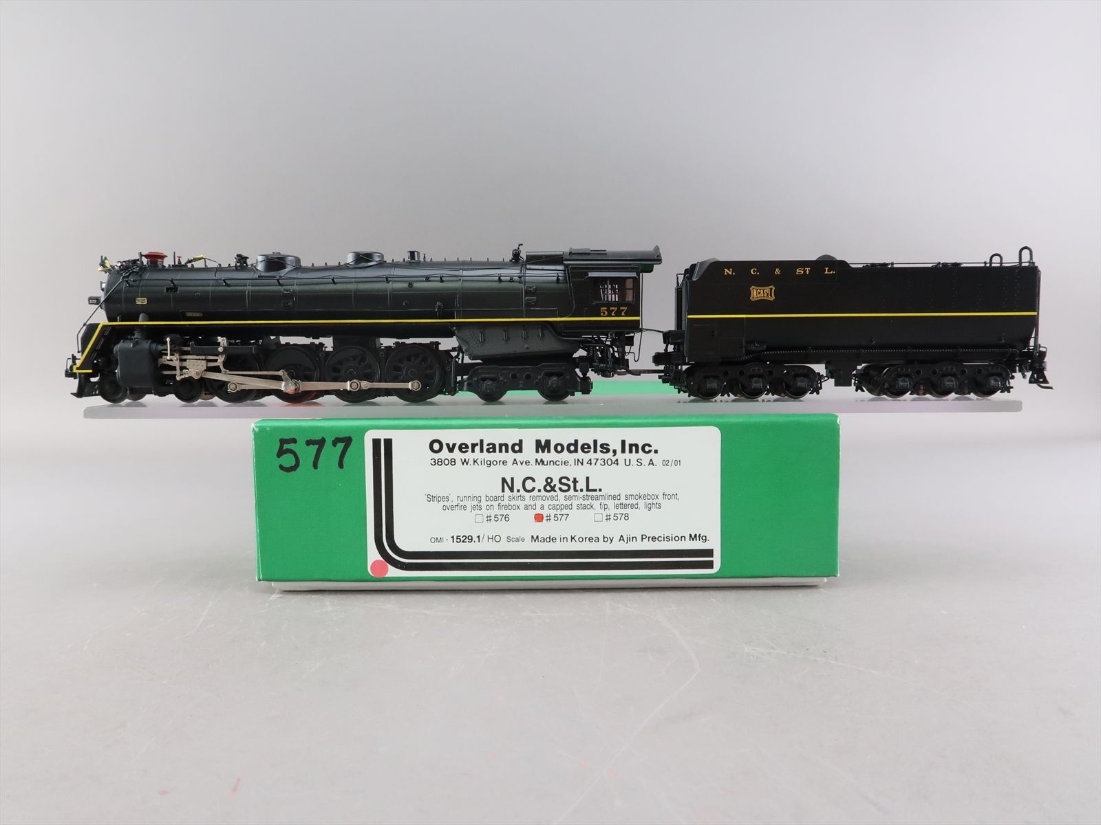 HO Brass Model - OMI 1529.1 NC&STL Nashville Chattanooga St Louis 4-8-4 ...