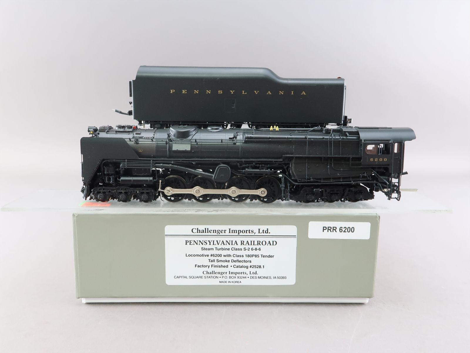 HO Brass Model - CIL 2528.1 PRR Pennsylvania S-2 6-8-6 Tall Smoke ...
