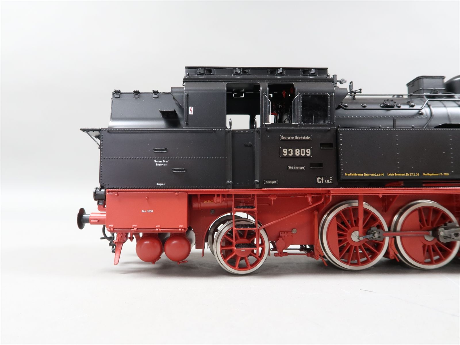 O Brass Model - Wunder DRG German National Railway 2-8-2T DR 93 809 - F/P