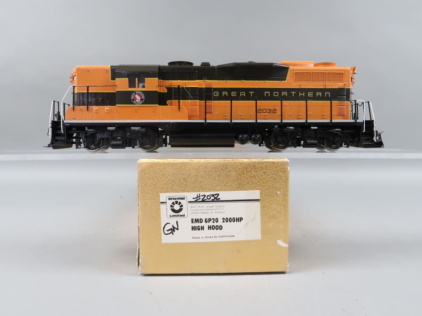 O Brass Model - Oriental GN Great Northern EMD GP20 2000HP High Hood ...