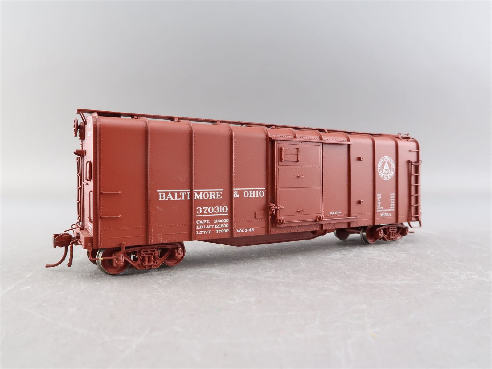 HO Brass Model - OMI 1392 B&O Baltimore & Ohio M-15K Wagon Top 2-Door ...