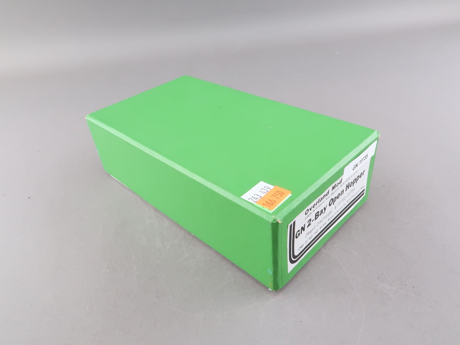 HO Brass Model - OMI 3152 GN Great Northern 2 Bay Open Hopper Rapid ...