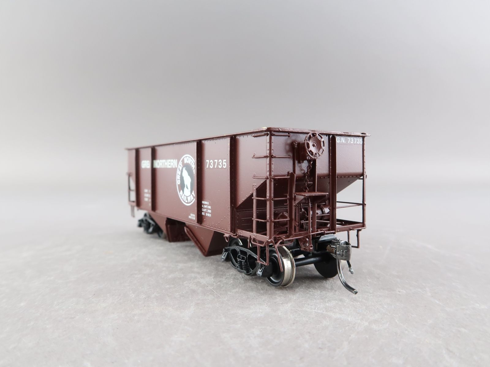HO Brass Model - OMI 3152 GN Great Northern 2 Bay Open Hopper Rapid ...