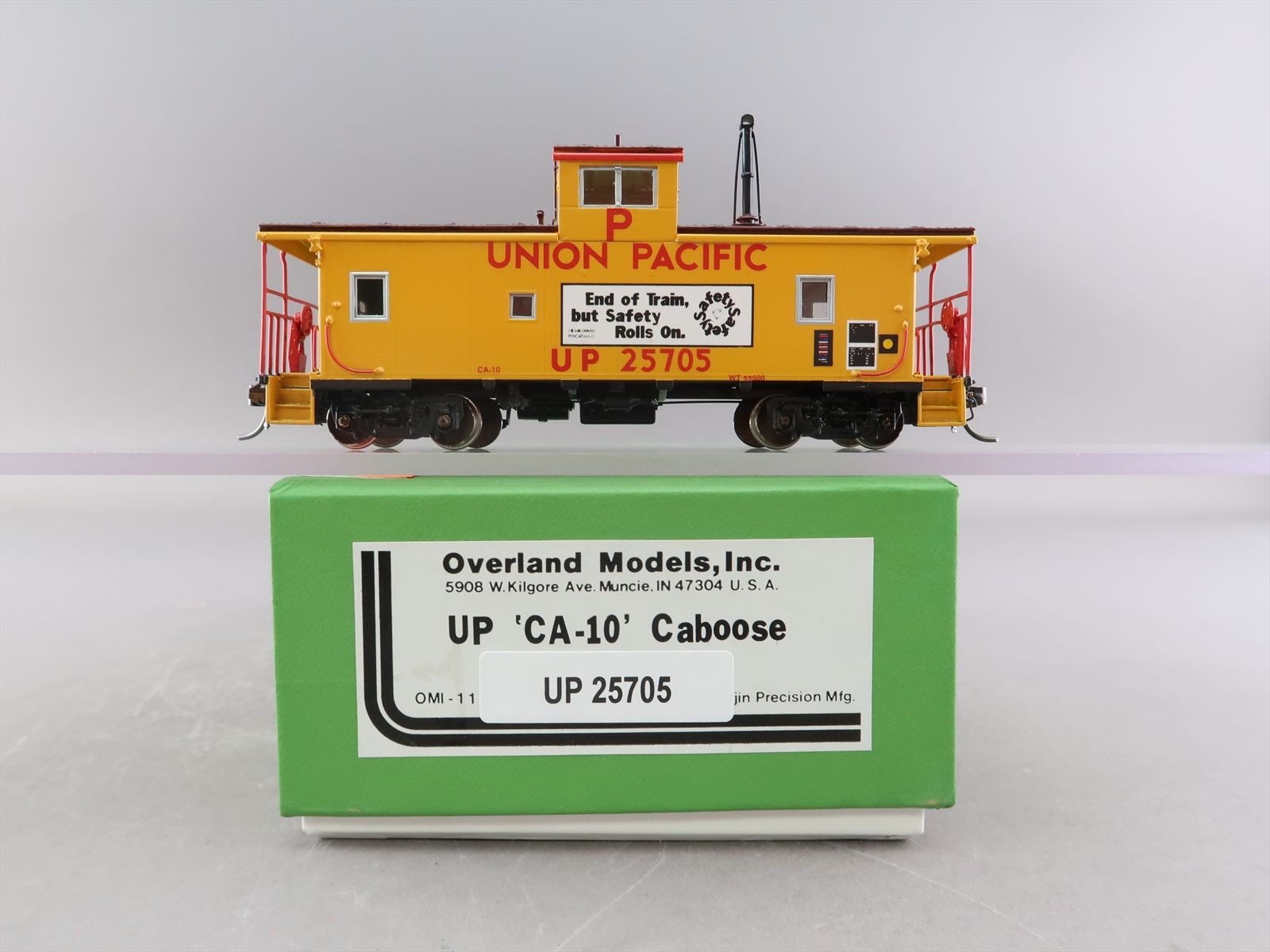 HO Brass Model - OMI 1111 UP Union Pacific CA-10 Caboose #25705 ...