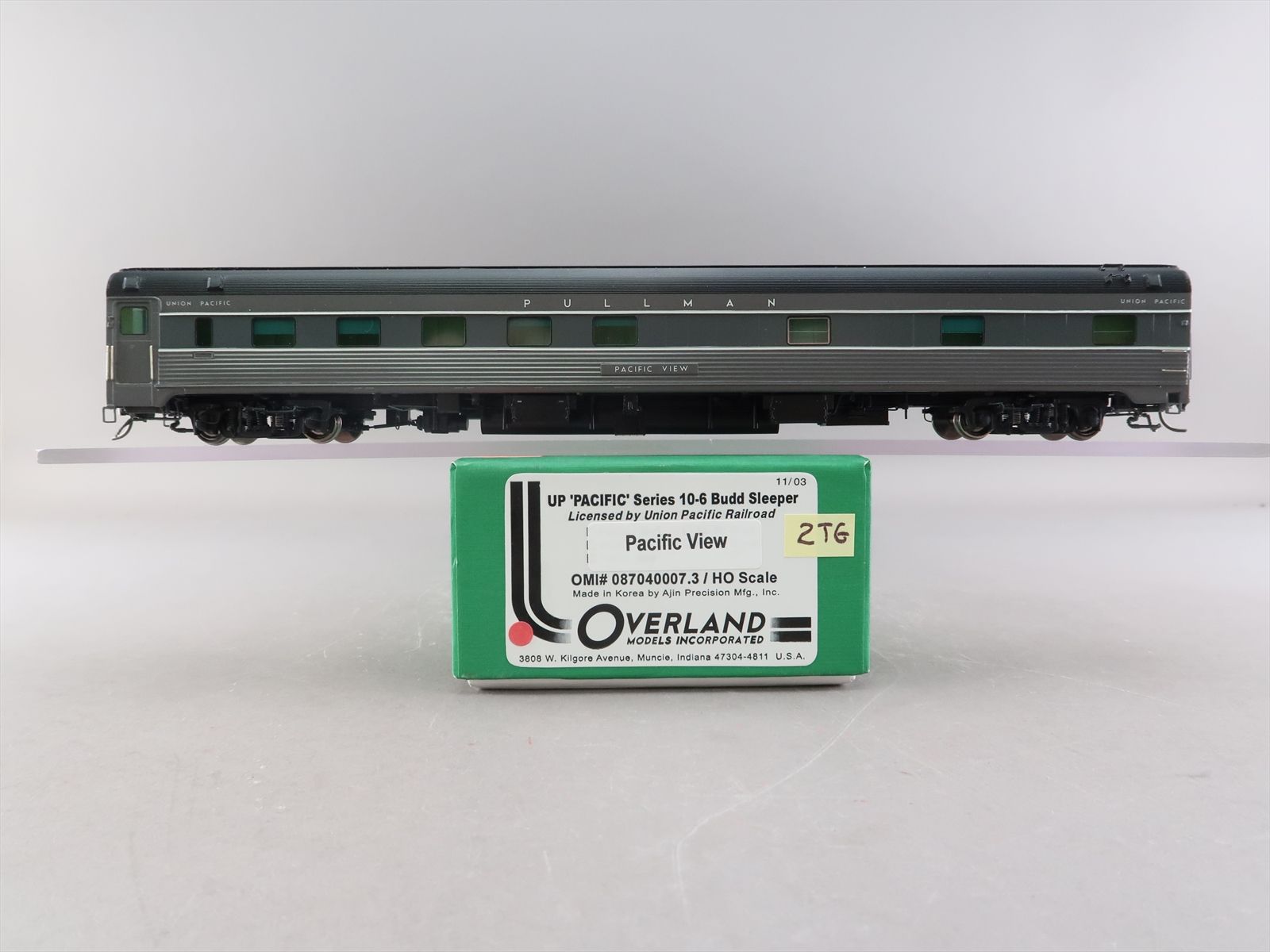 HO Brass Model - OMI 087040007.3 UP Union Pacific 10-6 Budd Sleeper ...