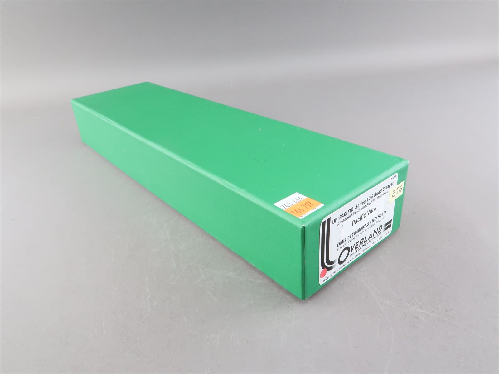 HO Brass Model - OMI 087040007.3 UP Union Pacific 10-6 Budd Sleeper ...