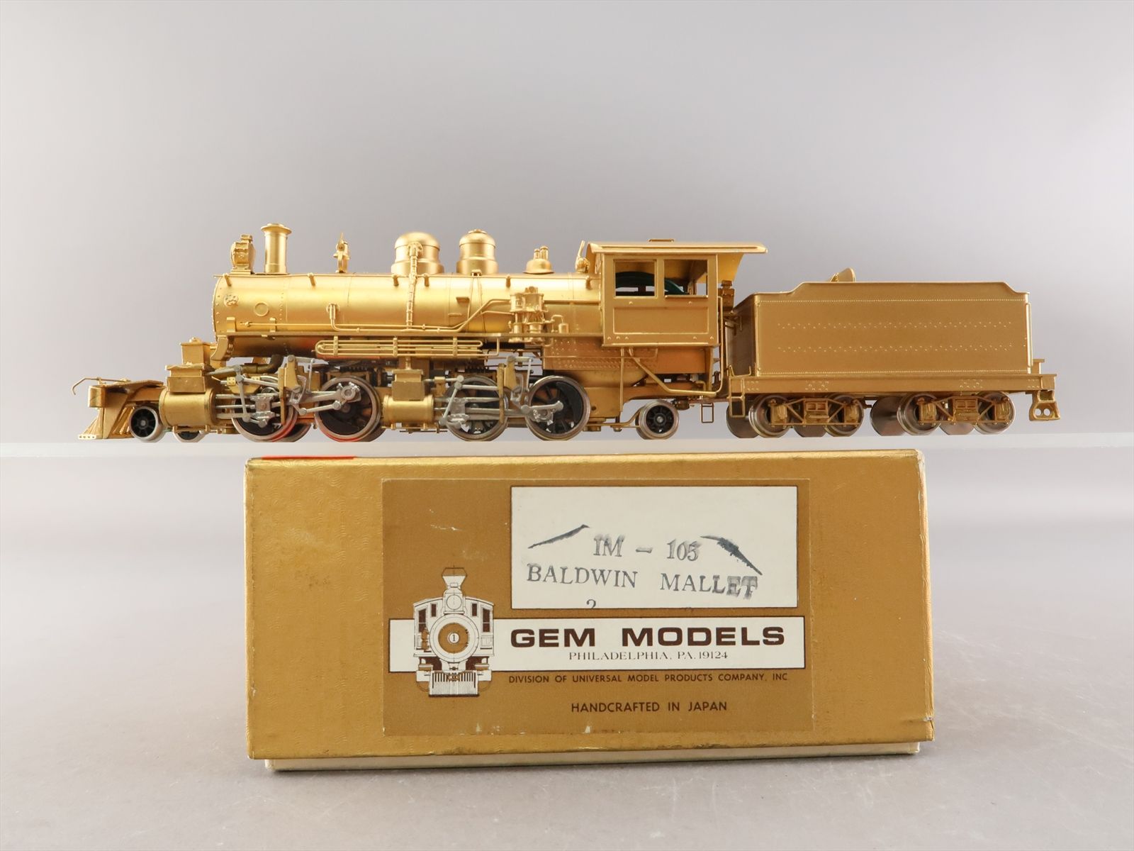 HO Brass Model - Gem IM-105 Baldwin Mallet 2-4-4-2 - Unpainted - 1982 ...
