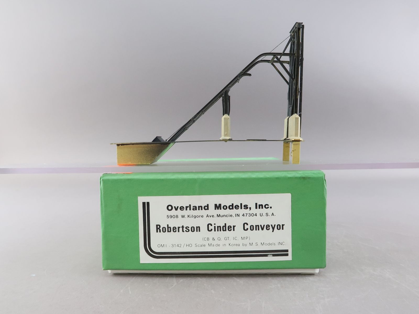HO Brass Model Structure - OMI 3142 Robertson Cinder Conveyor ( CB&Q GT ...