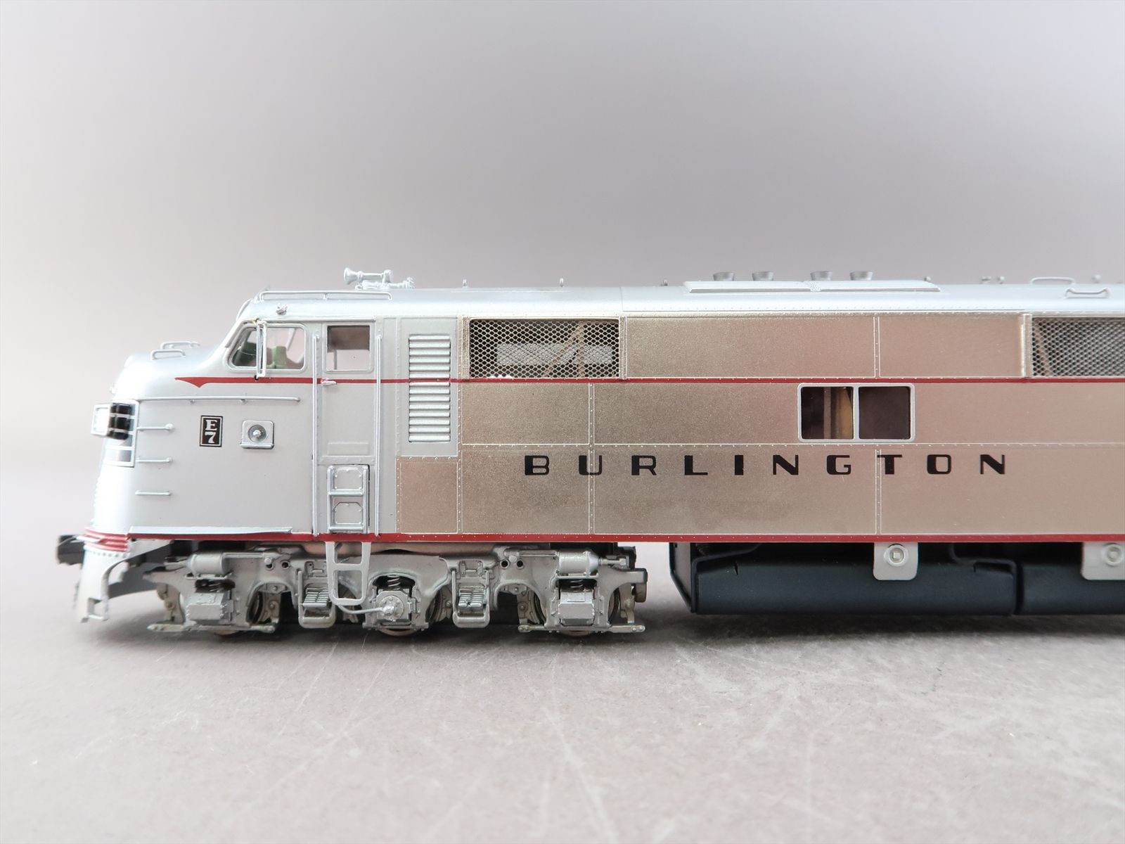 HO Brass Model - CIL 2044.1 CB&Q Burlington EMD E7 E7A Diesel #9937 - F/P + Custom Weathered ...