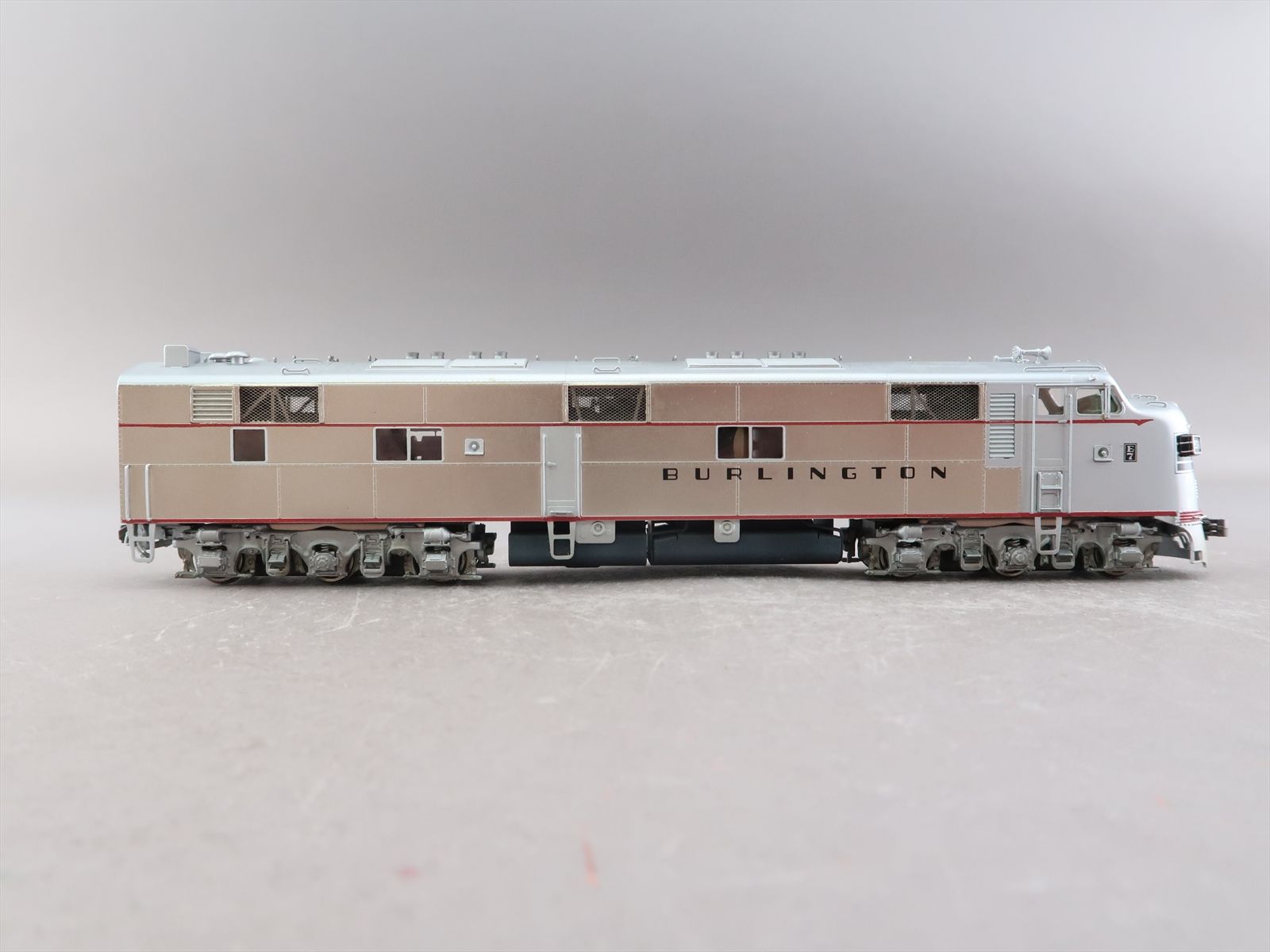 HO Brass Model - CIL 2044.1 CB&Q Burlington EMD E7 E7A Diesel #9937 - F/P + Custom Weathered ...