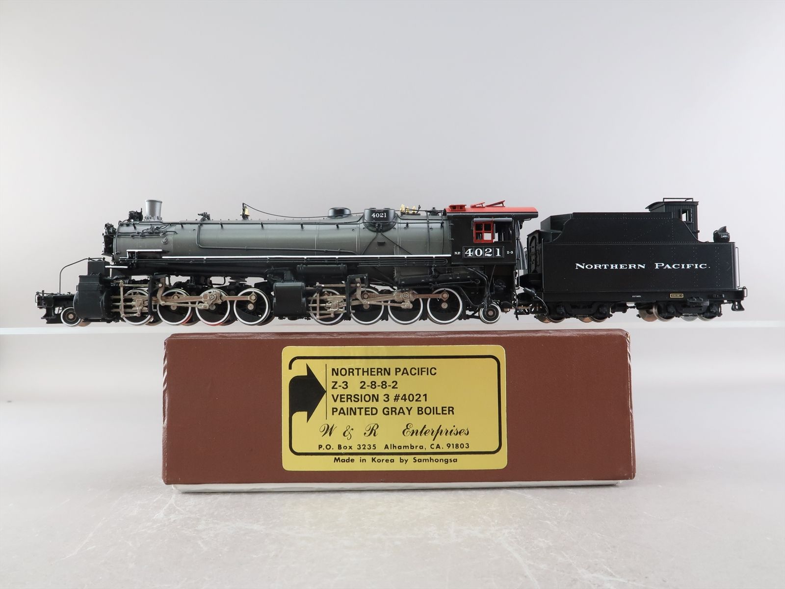 HO Brass Model - W&R NP Northern Pacific Z-3 2-8-8-2 Version 3 Gray ...