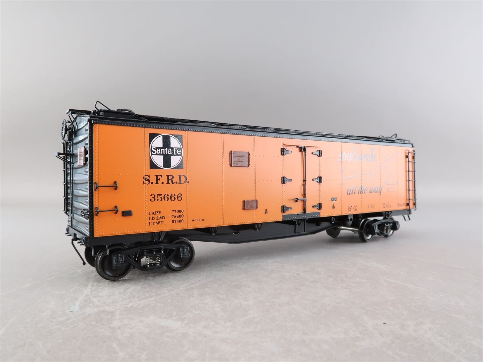 O Brass Model - PRB 4321B AT&SF Santa Fe SFRD RR-32 Ice Reefer ...