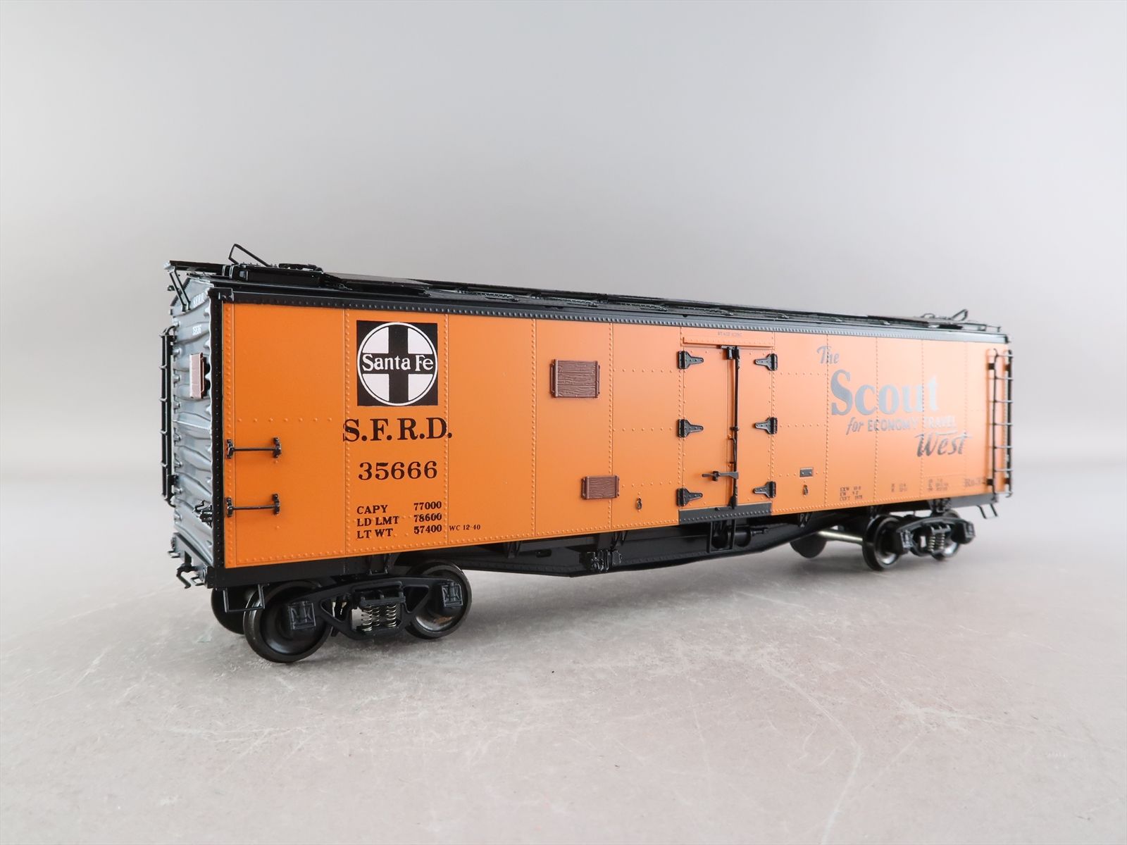 O Brass Model - PRB 4321B AT&SF Santa Fe SFRD RR-32 Ice Reefer ...