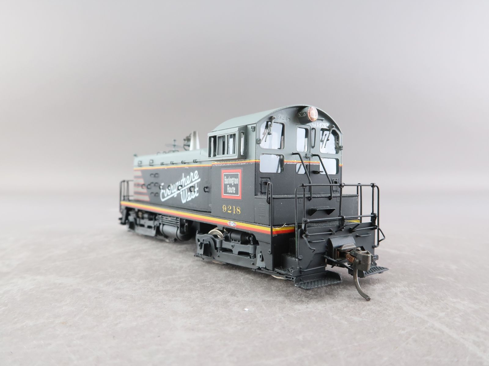 HO Brass Model - OMI 6191 CB&Q Burlington NW-2 #9218 - Custom + Weathered - 1991 Run - Ajin