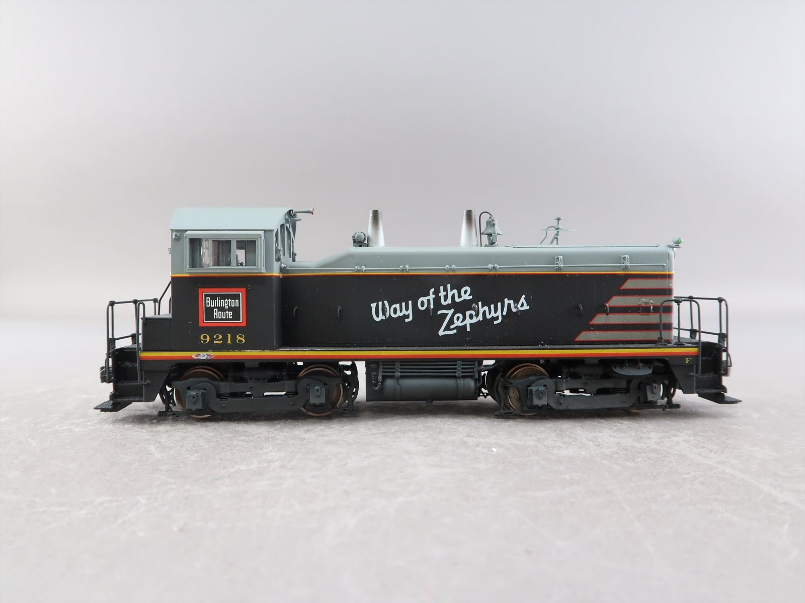 HO Brass Model - OMI 6191 CB&Q Burlington NW-2 #9218 - Custom + Weathered - 1991 Run - Ajin