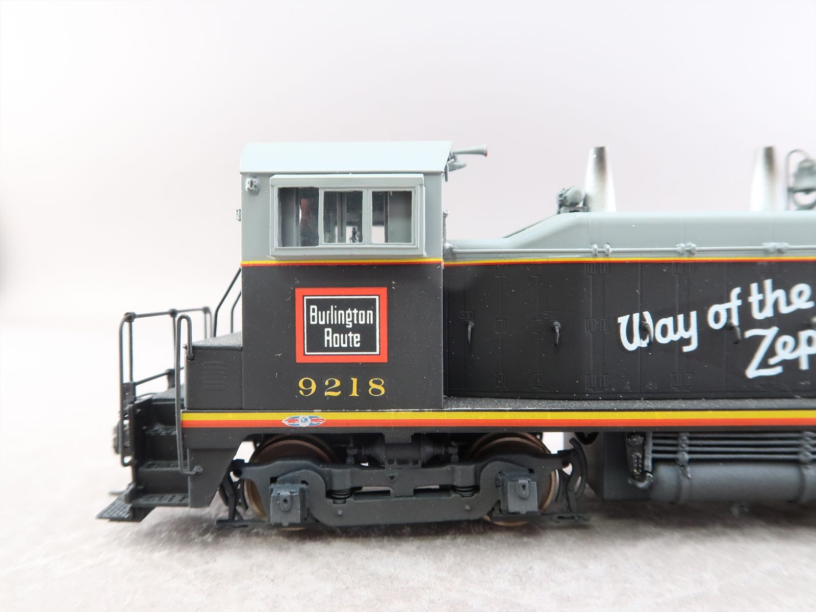 HO Brass Model - OMI 6191 CB&Q Burlington NW-2 #9218 - Custom + Weathered - 1991 Run - Ajin