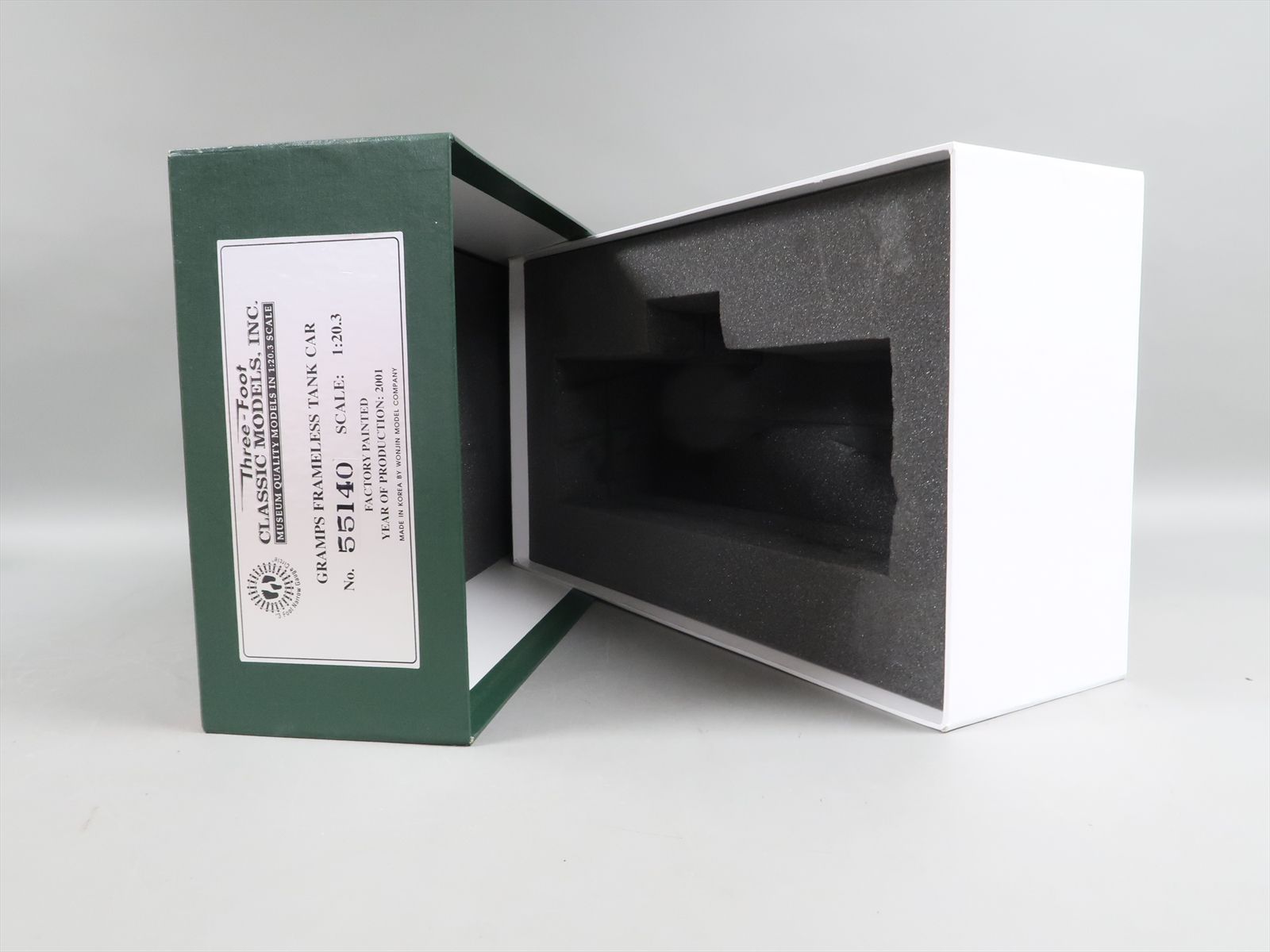 Fn3 1:20.3 Brass Model - TFCM 3' Three Foot Classic Models UTLX Union Tank Gramps Frameless Tank ...